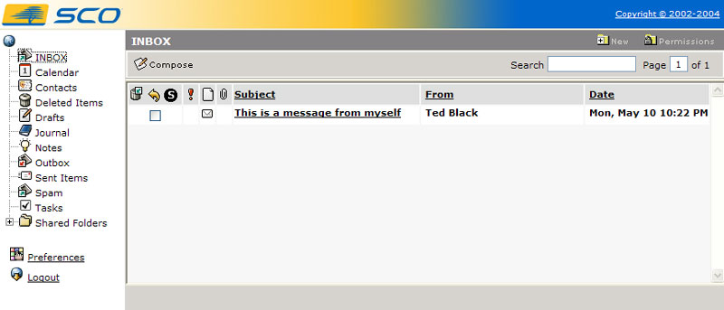 SCOoffice Server Demonstration